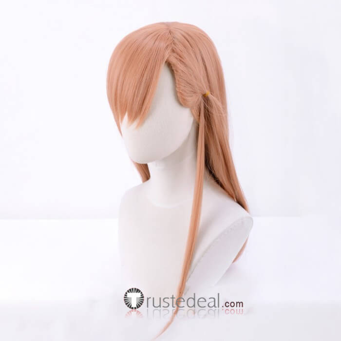 Final Fantasy FFXIV FF14 Zenos yae Galvus Ryne Orangish Pink Cosplay Wigs