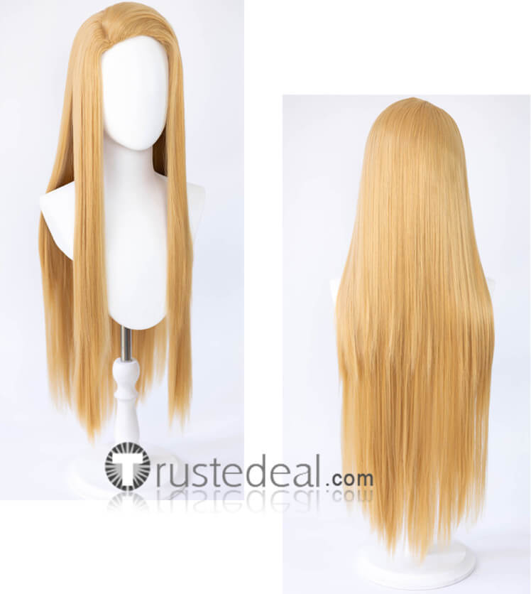 Final Fantasy FFXIV FF14 Zenos yae Galvus Ryne Orangish Pink Cosplay Wigs