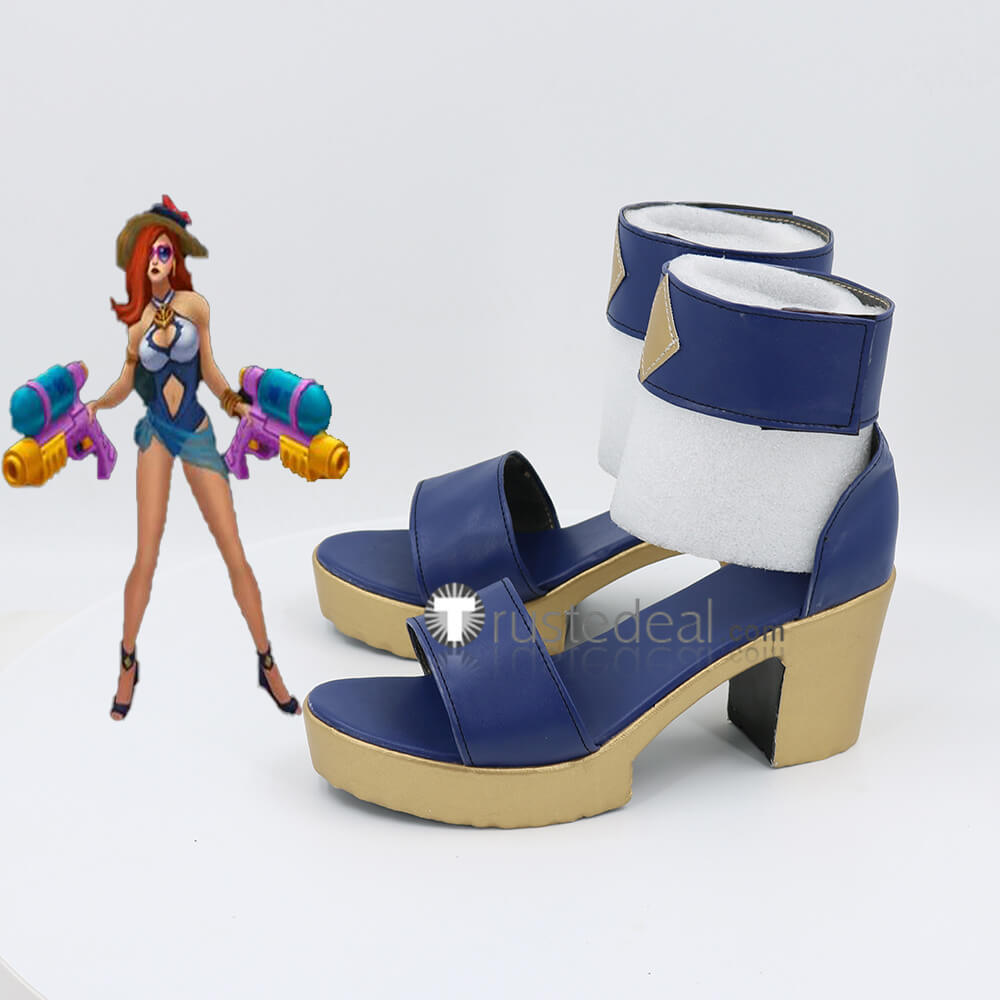 League of Legends LOL Pool Party Miss Fortune Swimsuit Cosplay Costume