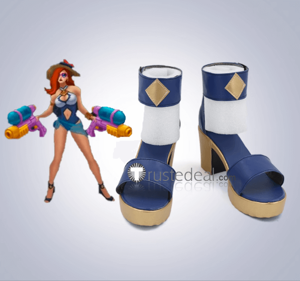 League of Legends LOL Pool Party Miss Fortune Swimsuit Cosplay Costume