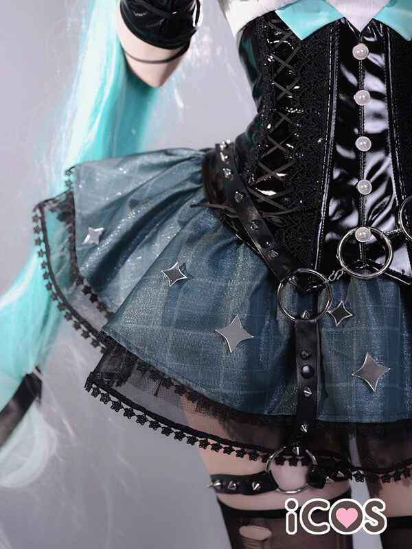 Vocaloid Hatsune Miku Rascal 2023 The Raccoon Little Devil Cosplay Costume