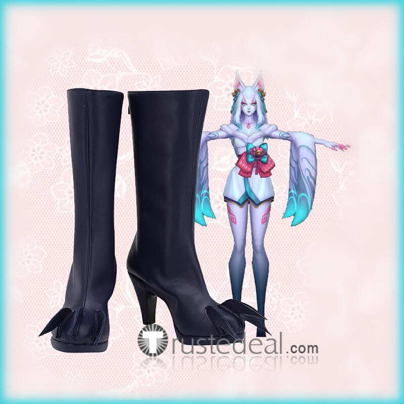 League of Legends LOL Popstar Spirit Blossom Snow Moon Ahri Cosplay ...
