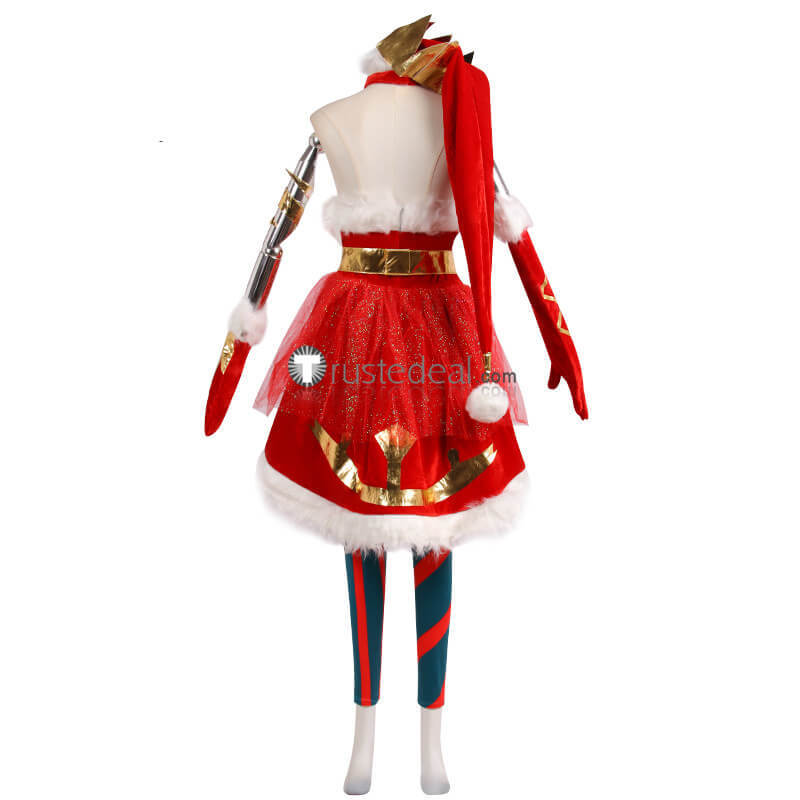 League of Legends LOL Ambitious Elf Jinx Christmas Officer Caitlyn ...