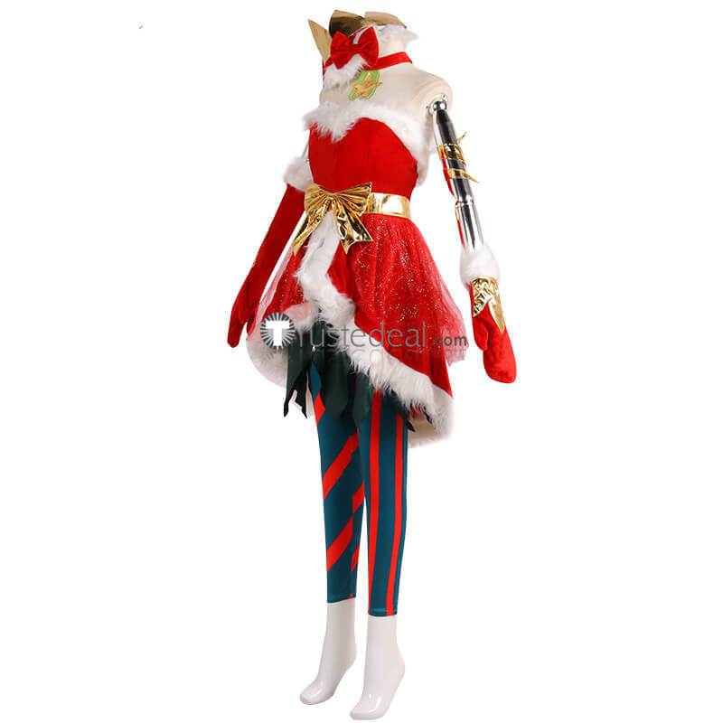 League of Legends LOL Ambitious Elf Jinx Christmas Officer Caitlyn ...