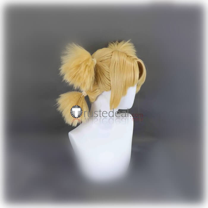 Naruto Shikamaru Temari Nara Black Blonde Styled Cosplay Wig