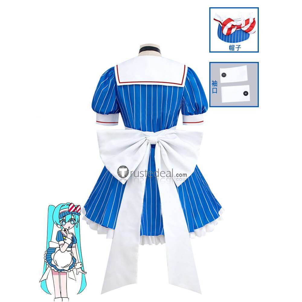 Vocaloid Dairy Queen DQ Hatsune Miku Cosplay Costume