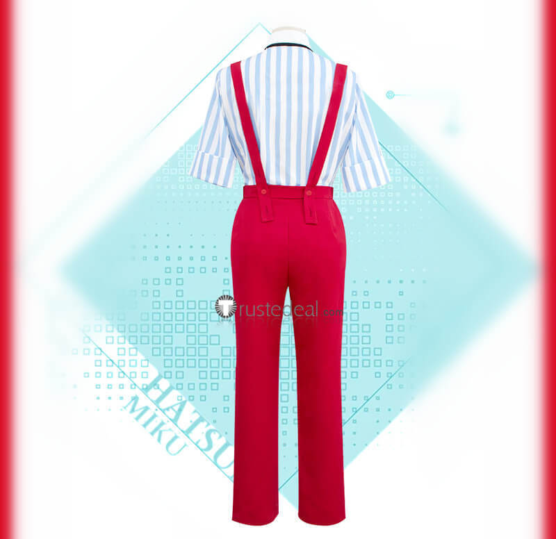Vocaloid Dairy Queen DQ Hatsune Miku Cosplay Costume