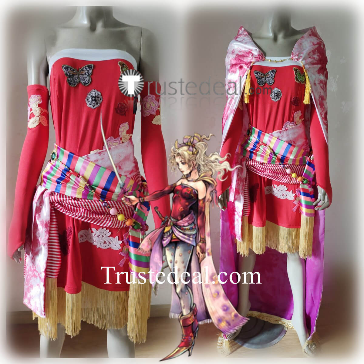 Dissidia Final Fantasy NT VI Tina Terra Cosplay Costume