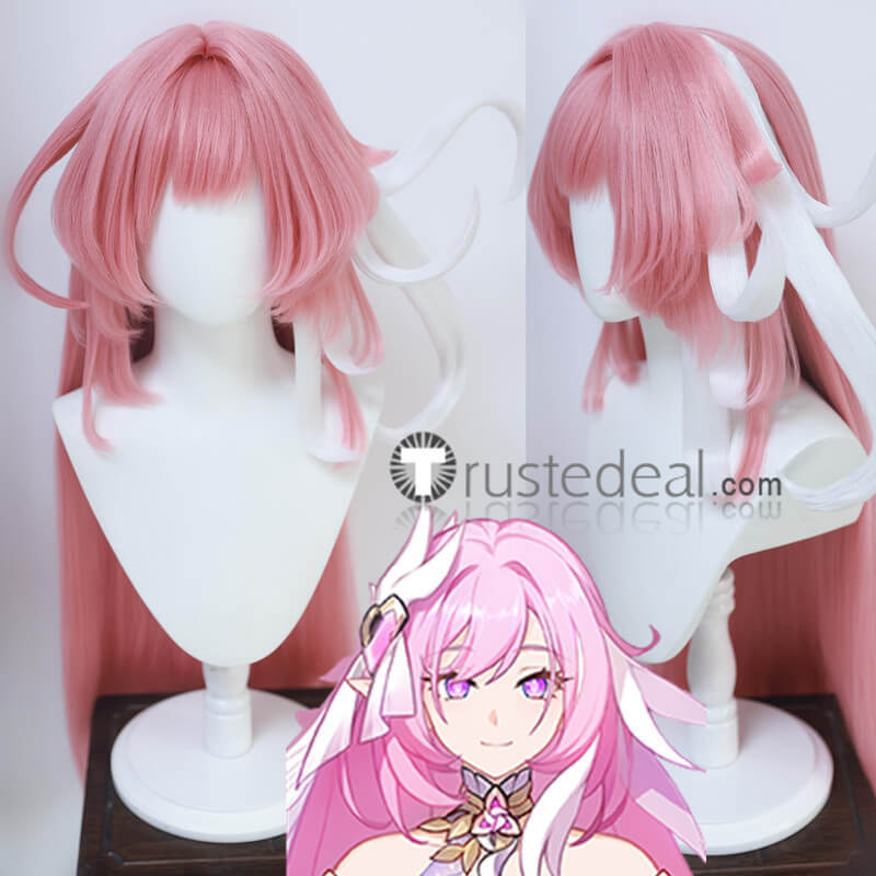 Honkai Star Rail HSR Herrscher of Human Elysia Pink Prestyled Cosplay Wig