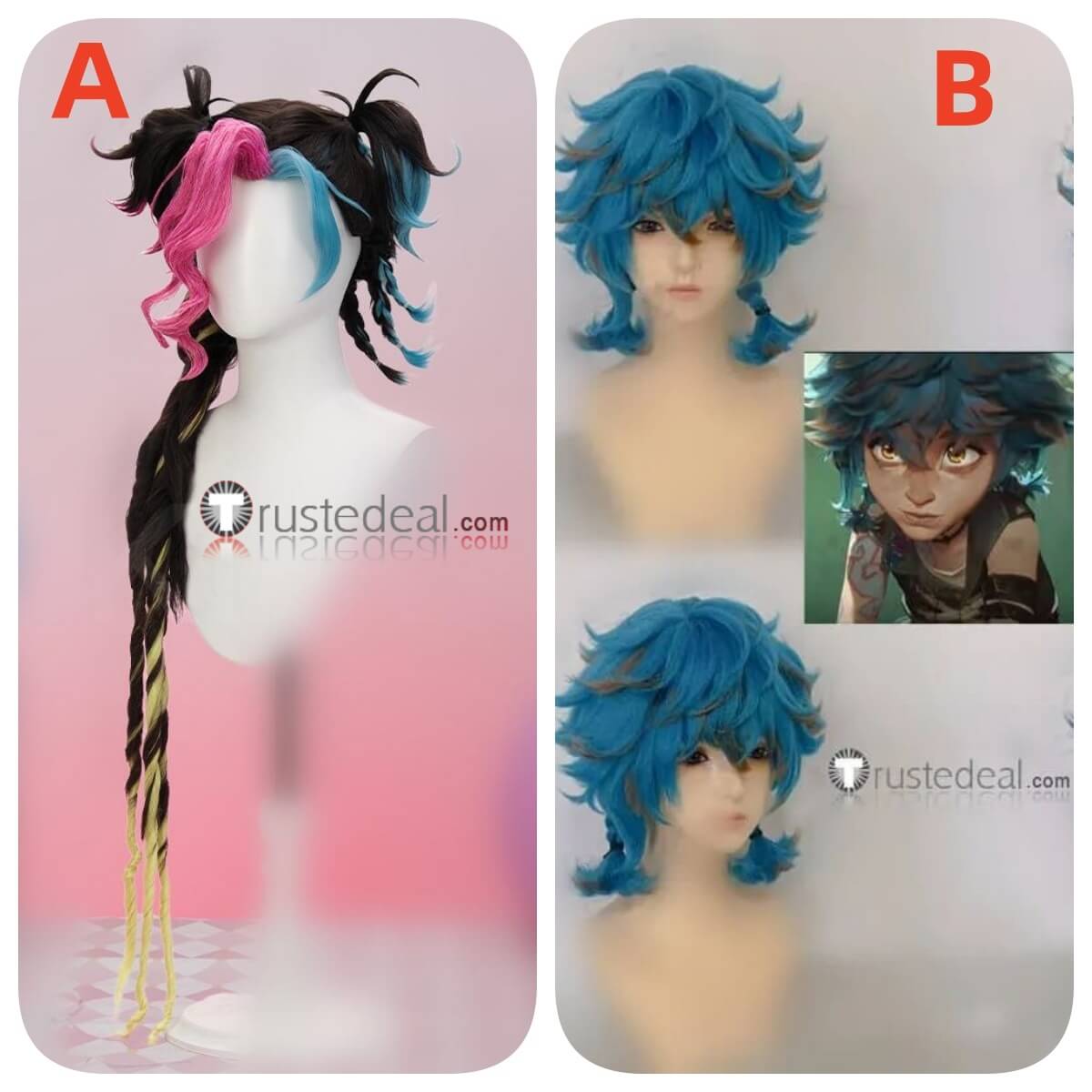 League of Legends LOL Arcane 2 Isha Blue Jinx Lovestruck Wild Rift ...