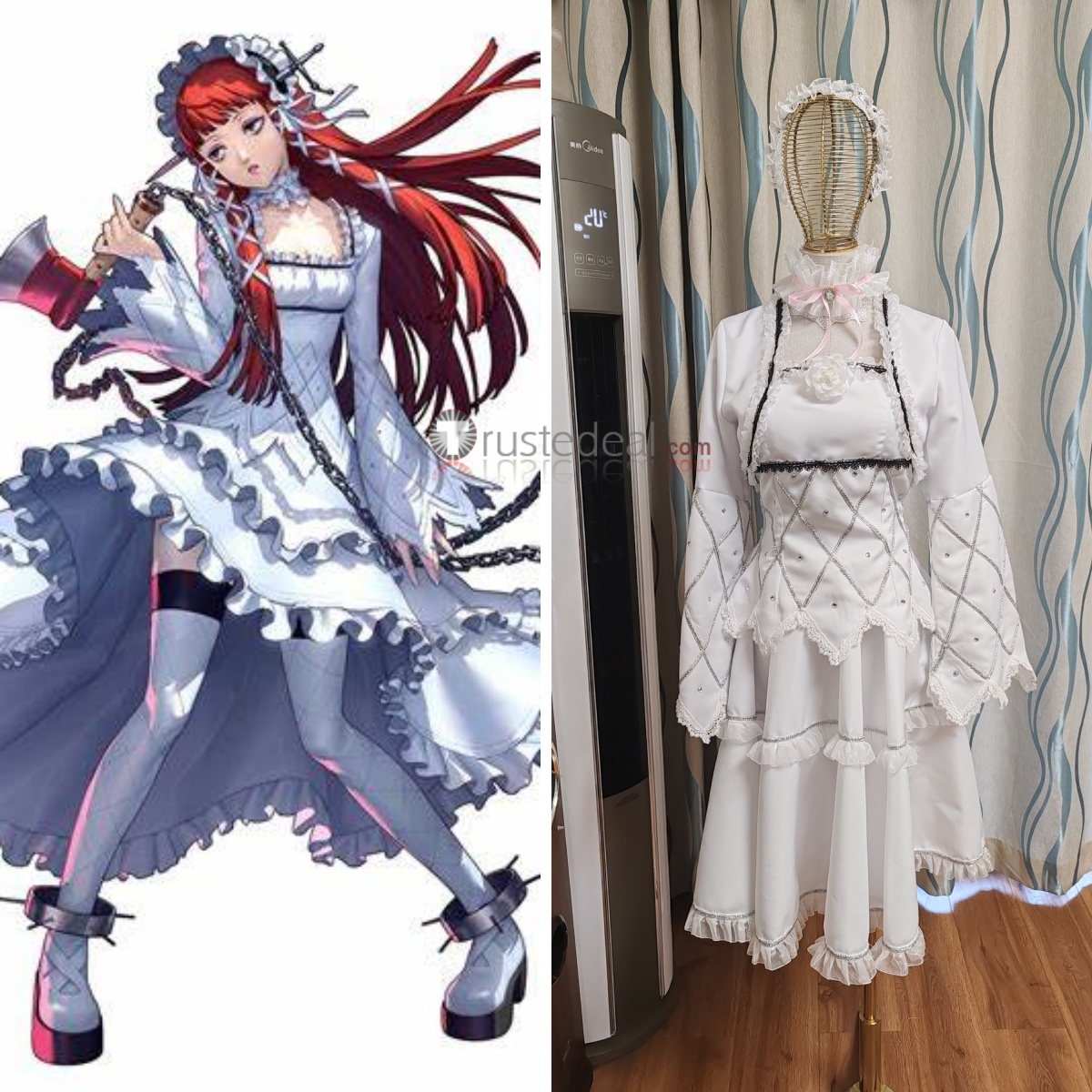 Shin Megami Tensei Persona 3 P3 Chidori Yoshino White Gothic Lolita ...