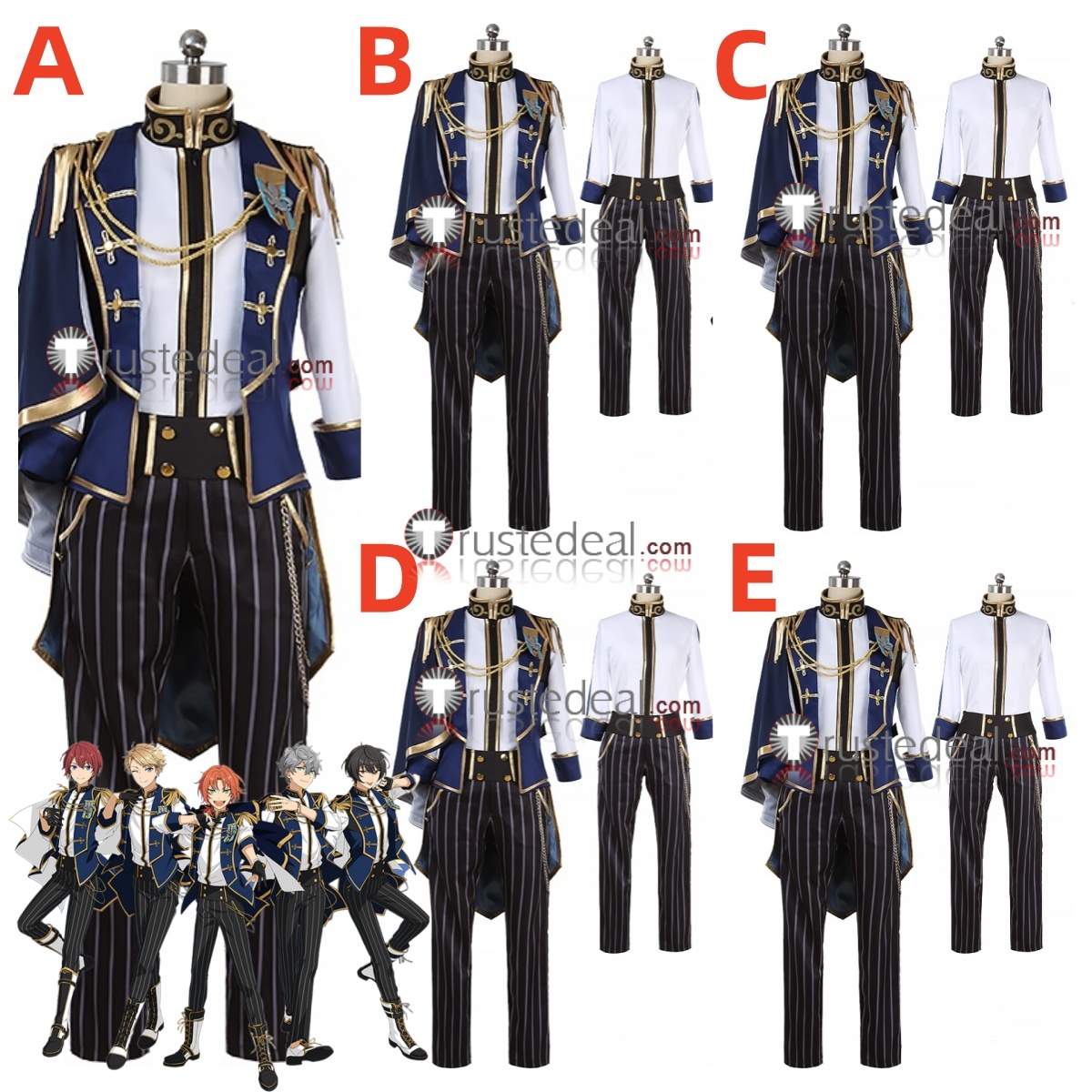 Ensemble Stars Knights Izumi Sena Arashi Narukami Ritsu Sakuma Leo ...