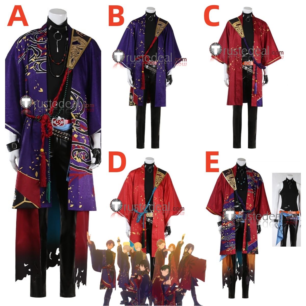 Ensemble Stars Kimono Undead Rei Sakuma Adonis Otogari Koga Ogami Kaoru ...