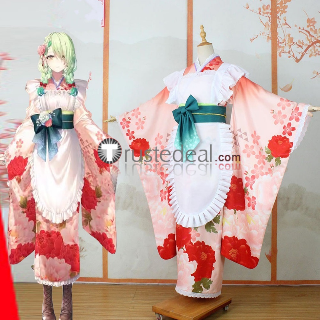 Vtuber Virtual YouTuber Hololive Ceres Fauna New Year Kimono Pink ...