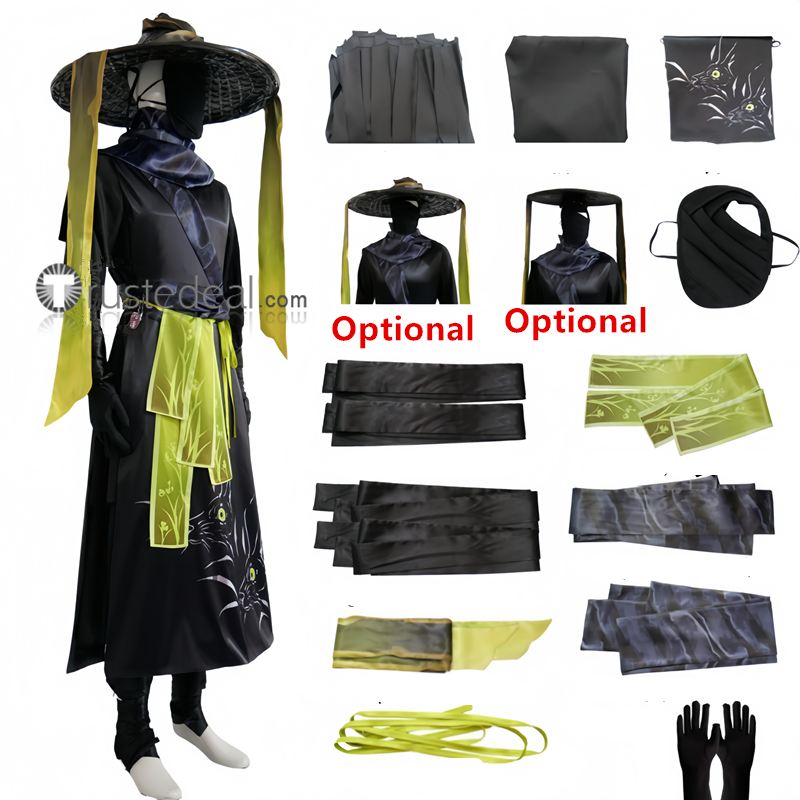 Limbus Company Heishou Pack Mao Branch Adept Outfit Faust Zilu Cosplay ...