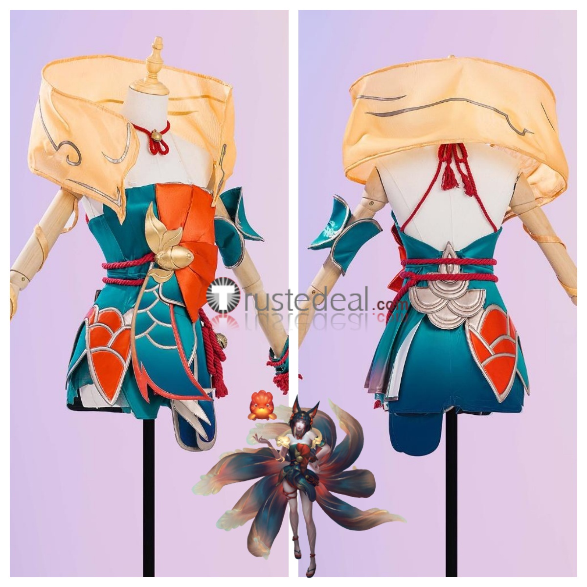 League of Legends Ahri Skin After Hours Spirit Blossom Springs Cosplay ...