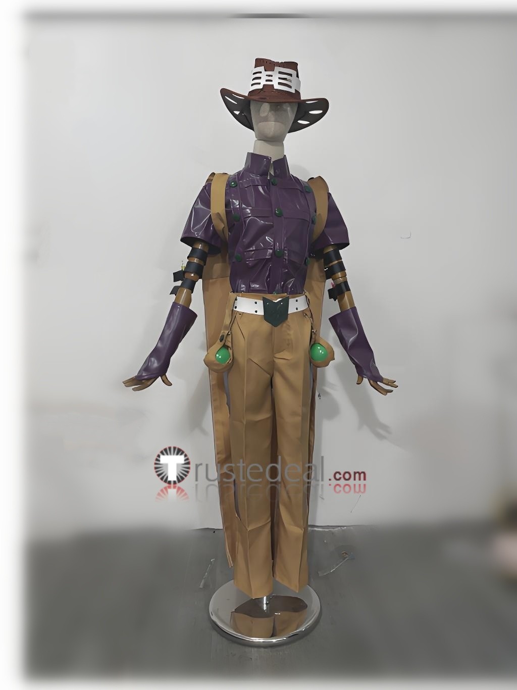 Jojo's Bizarre Adventure Gyro Zeppeli Outfit Cosplay Costume