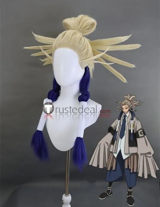 Gachiakuta Riyo Reaper Tamsy Caines Blonde Red Styled Cosplay Wig