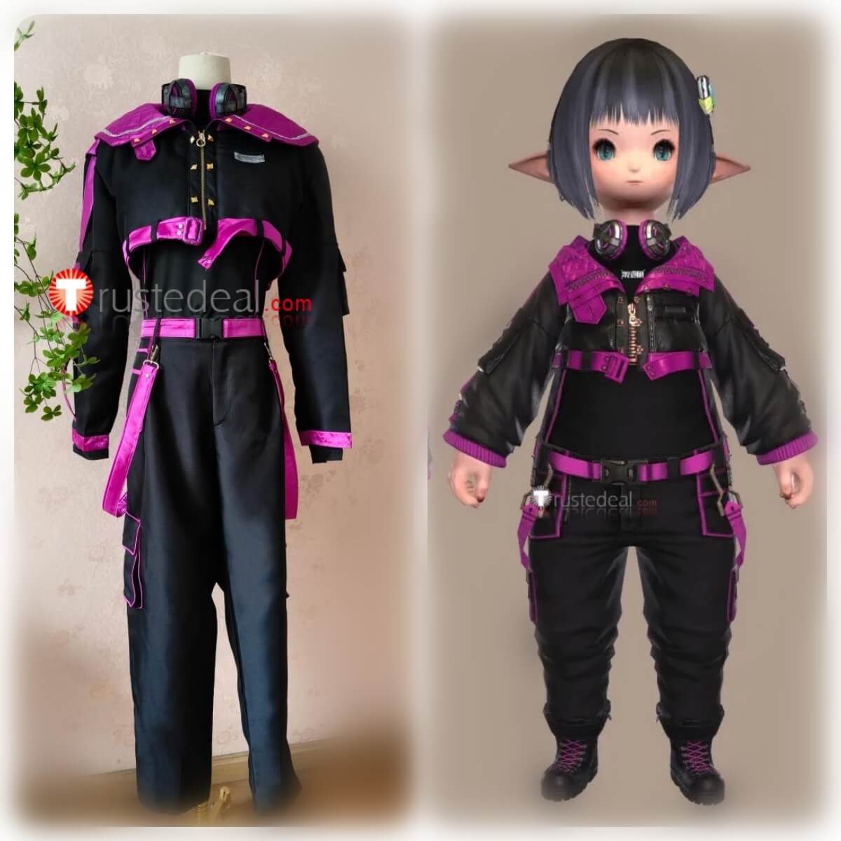 Final Fantasy XIV FF14 FFXIV Krile Maya Baldesion Cosplay Costume