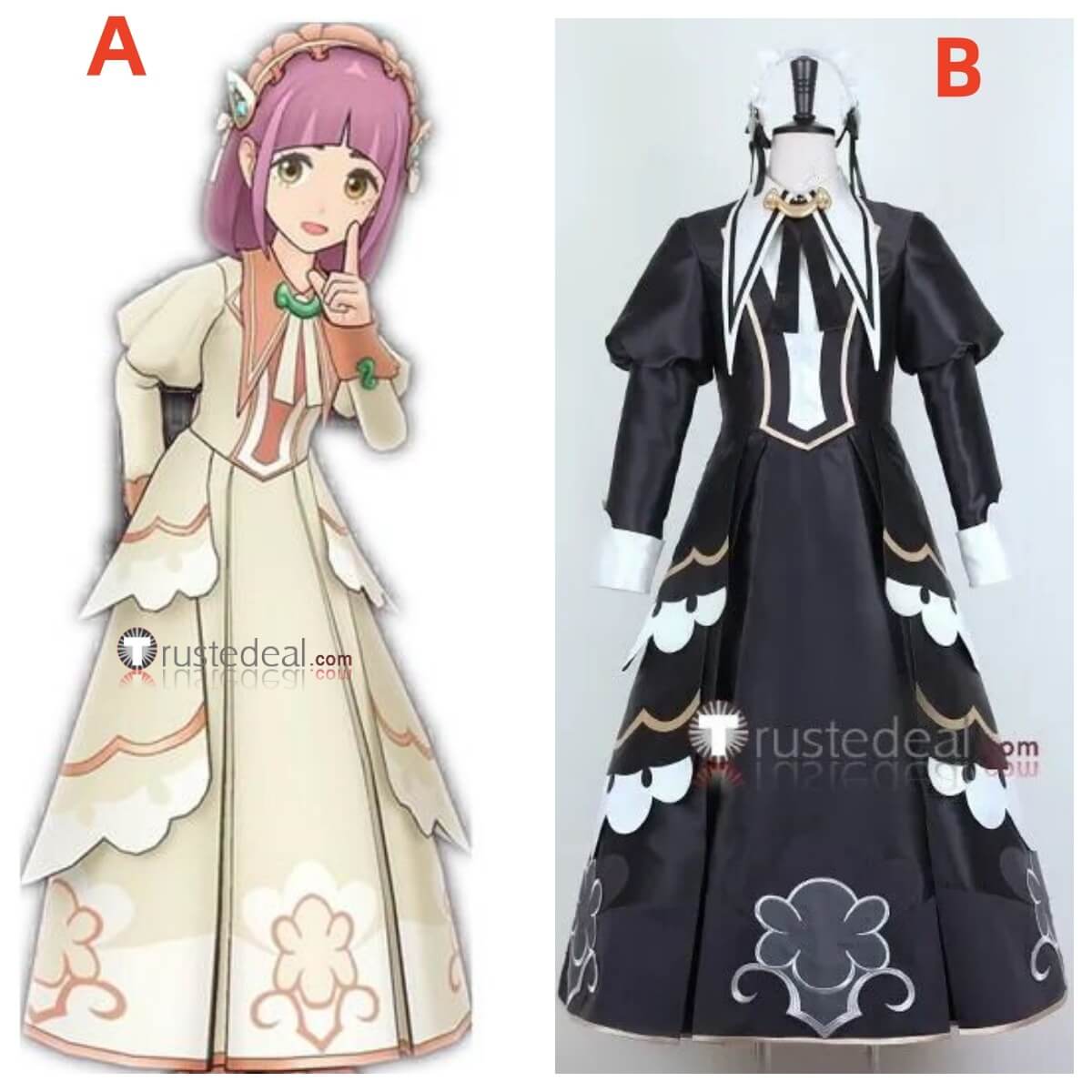 Pokemon Masters EX Lacey Black Dress Cosplay Costume