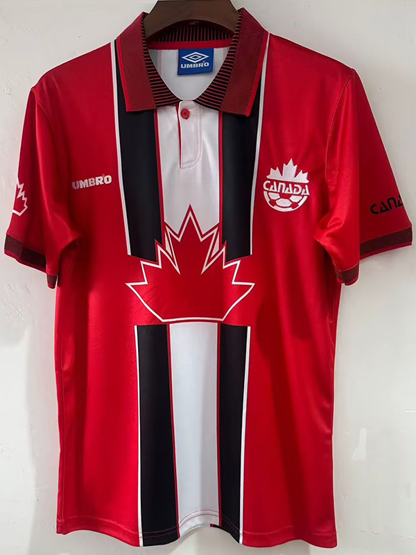 US$ 19.00 - 1998 Canada Home Retro Soccer Jersey - www.spfoot3.com