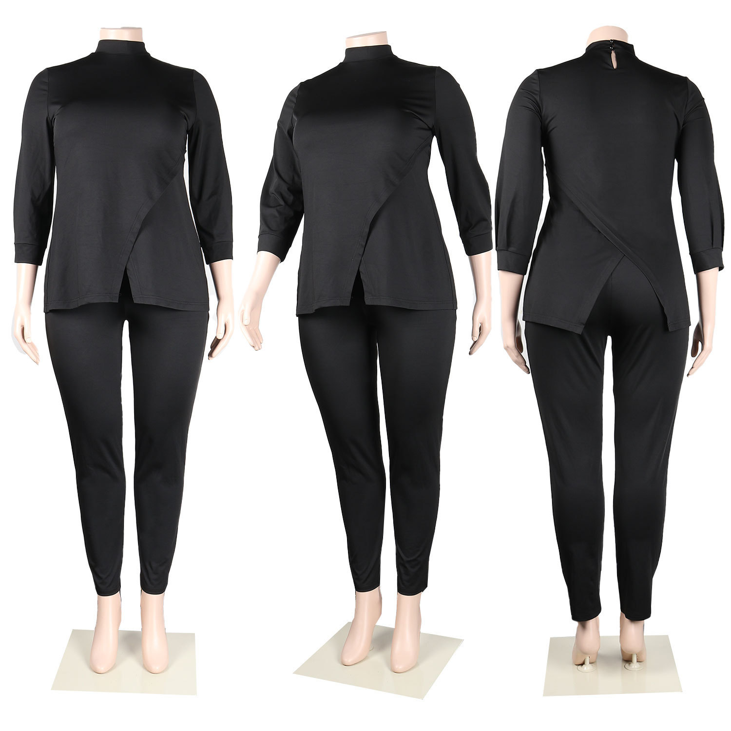 Sexy splicing split suit nightclub suit