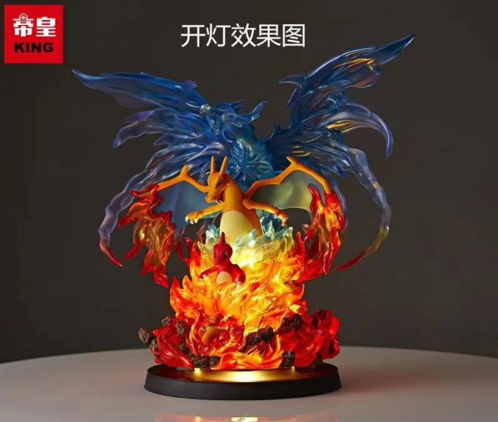 pokemon charizard evolution statue