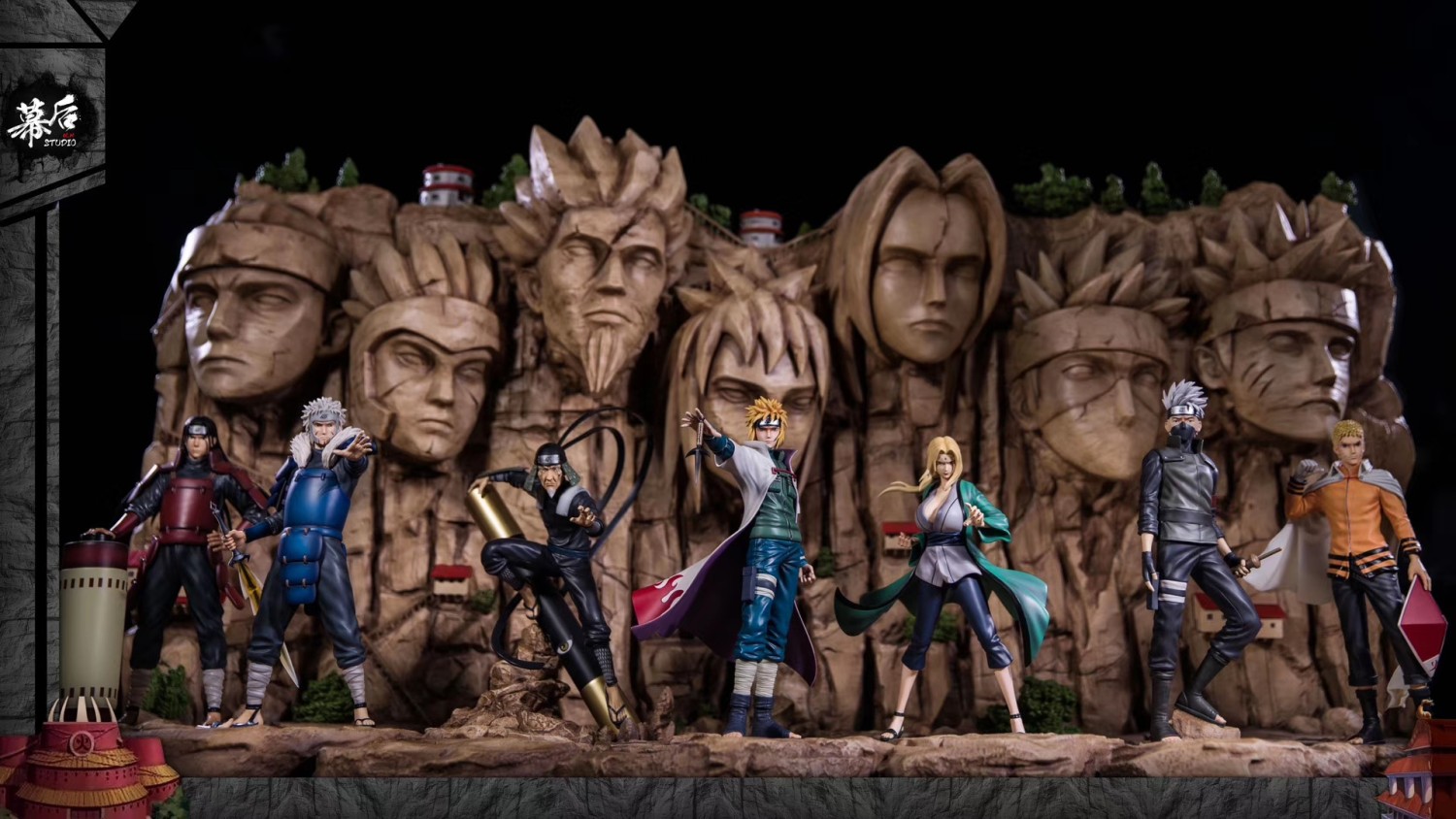 【In Stock】MH Studio Naruto The Hokage Rock 1:7 Scale Resin Statue