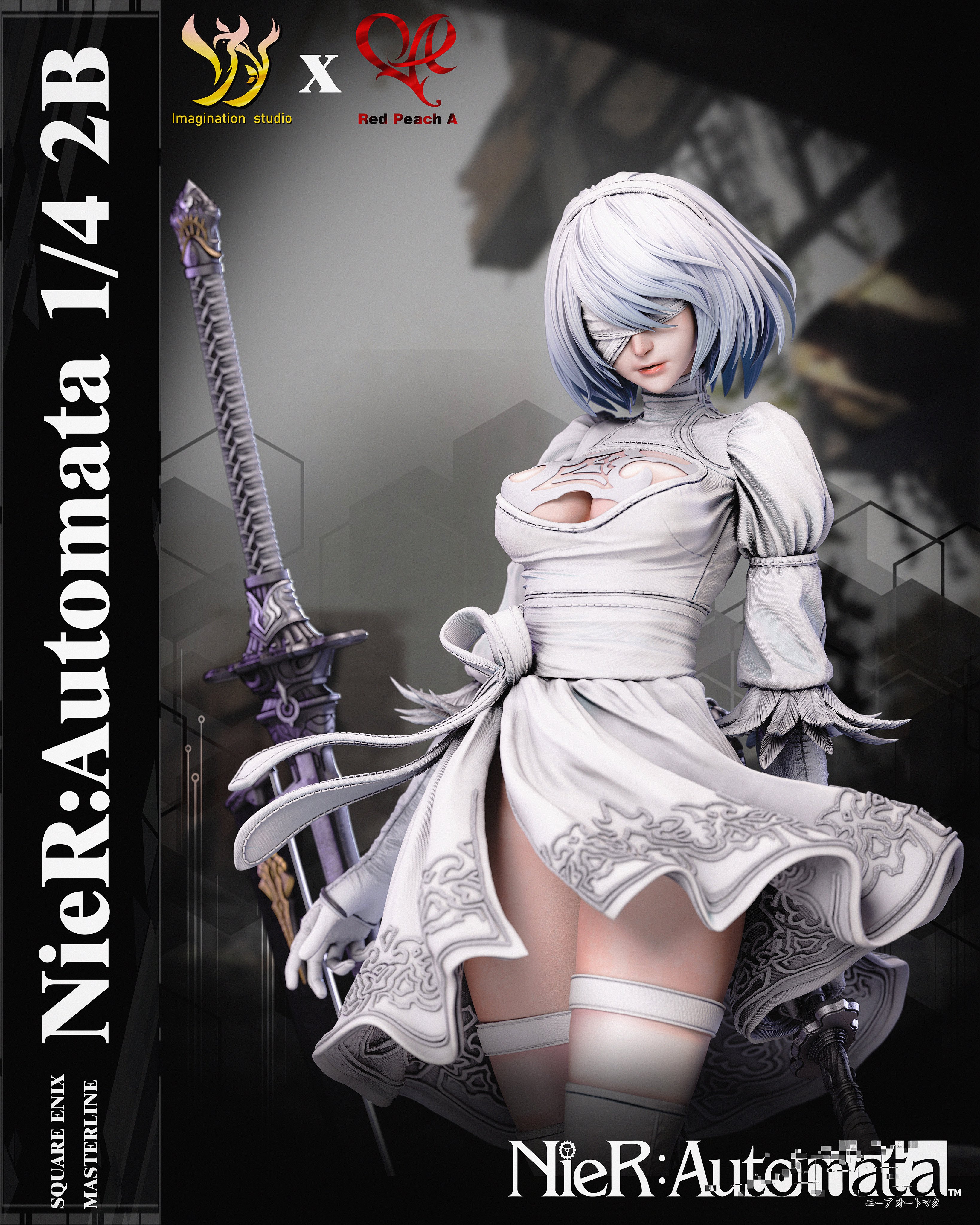 【In Stock】Imagination Studio 1/4 NieR:Automata 2B