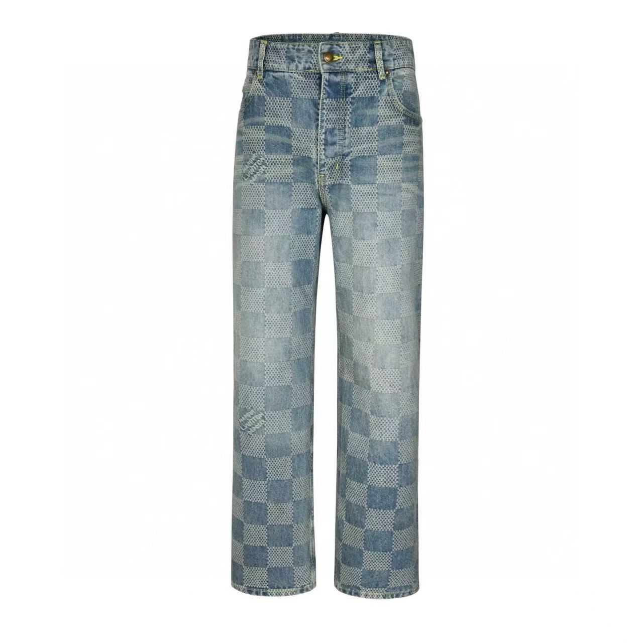 US$ 239.92 - 1:1 quality version Checkered Denim Jeans 28512659 - www ...