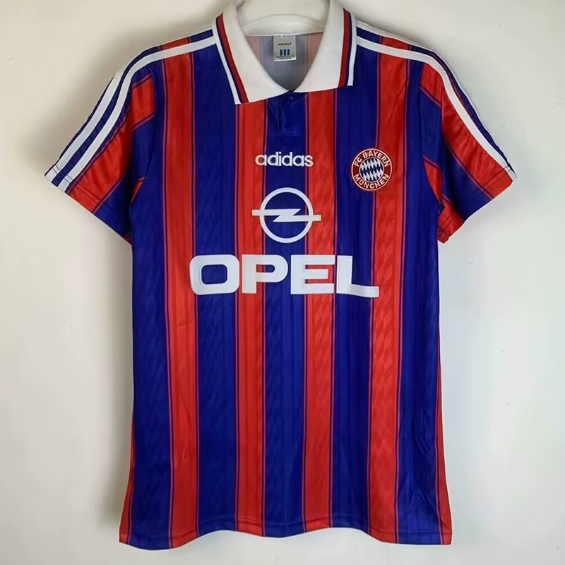US$ 19.00 - 1995-1997 Bayern Home Retro Soccer Jersey - www.gmkitsc.com