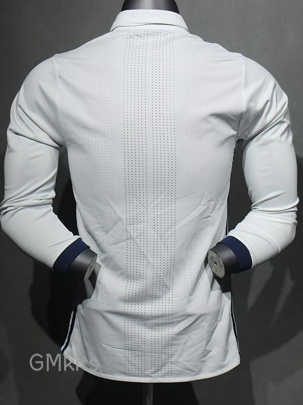 US$ 22.00 - 2016-2017 RMA Home Player Version 长袖球员 Long Sleeve Retro ...