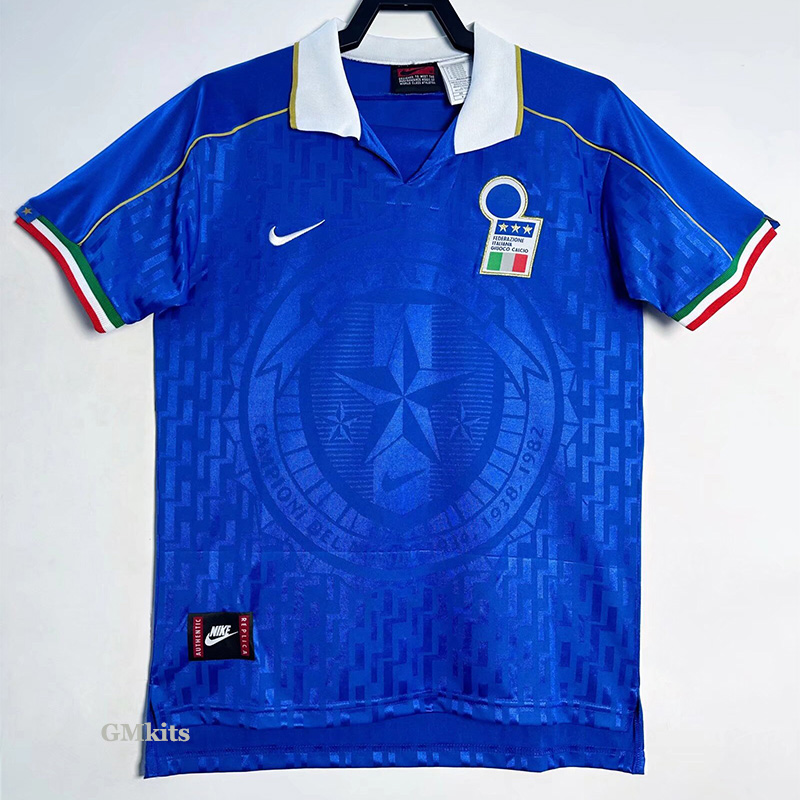 US$ 19.00 - 1995 Italy Home Retro Soccer Jersey - www.gmkitsc.com