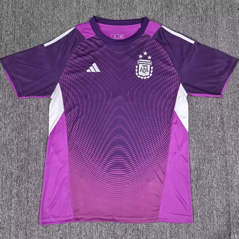 US$ 14.50 - 2025 Argentina Purple Goalkeeper Soccer Jersey - www ...