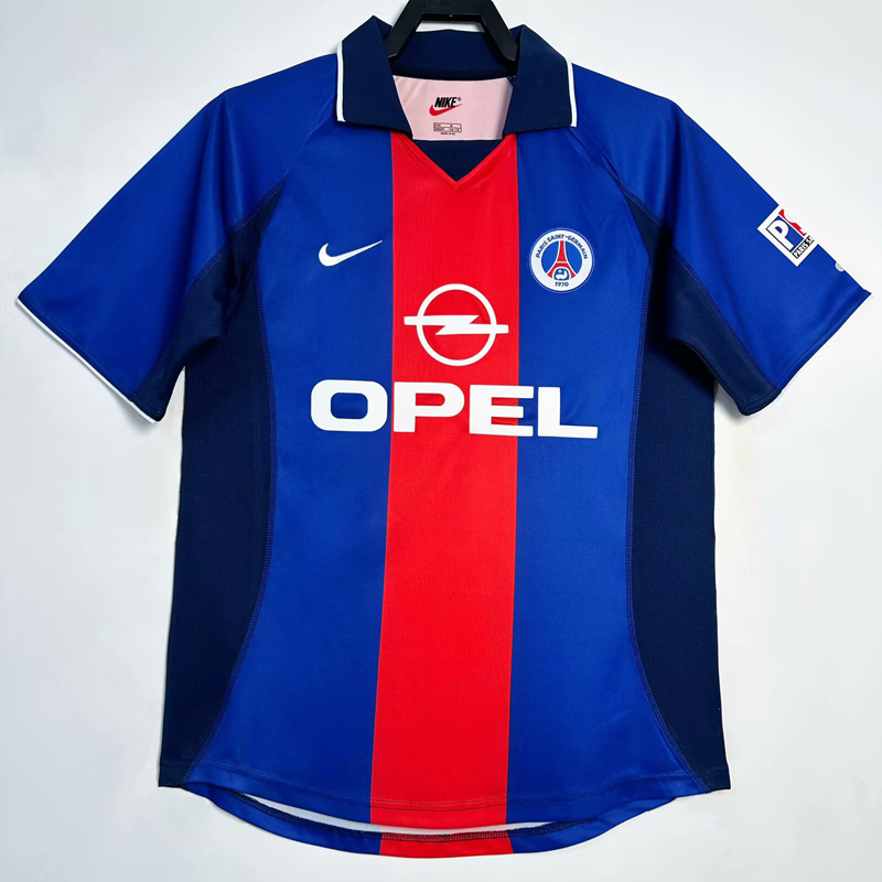 US$ 19.00 - 2000-2001 PSG Paris Home Retro Soccer Jersey - www.gmkitsc.com