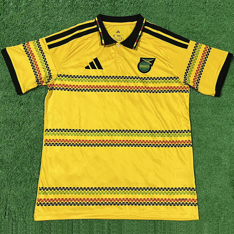 US$ 14.50 - 26-27 Jamaica Yellow Fans Soccer Jersey - www.gmkitsc.com