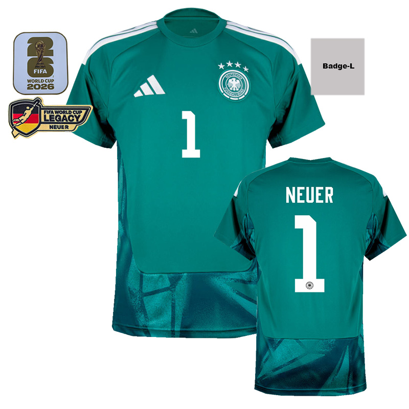 US$ 20.50 - 26-27 Germany Goalkeeper World Cup Legacy Neuer #1 Fans ...