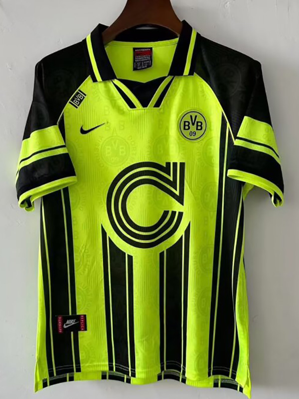 US$ 19.00 - 1996-1997 Dortmund UCL Home Retro Soccer Jersey - www ...