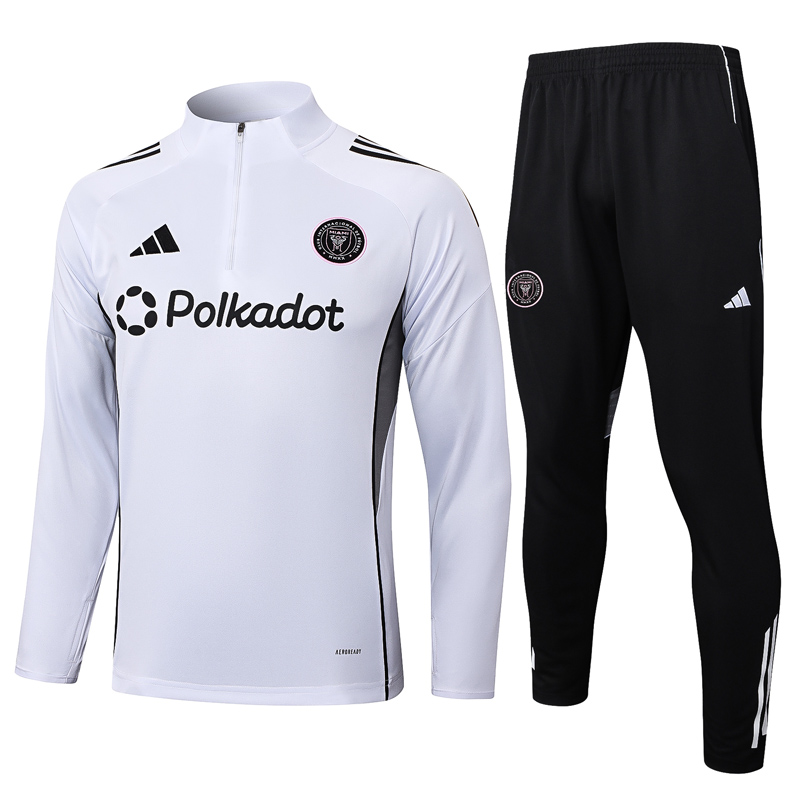 US$ 38.00 - 2025-26 Inter Miami White Half Pull Tracksuit #B2522(半拉链 ...