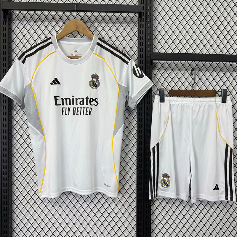 US$ 14.50 - 2025-26 RMA Home Kids Soccer Jersey - www.grkits5.com
