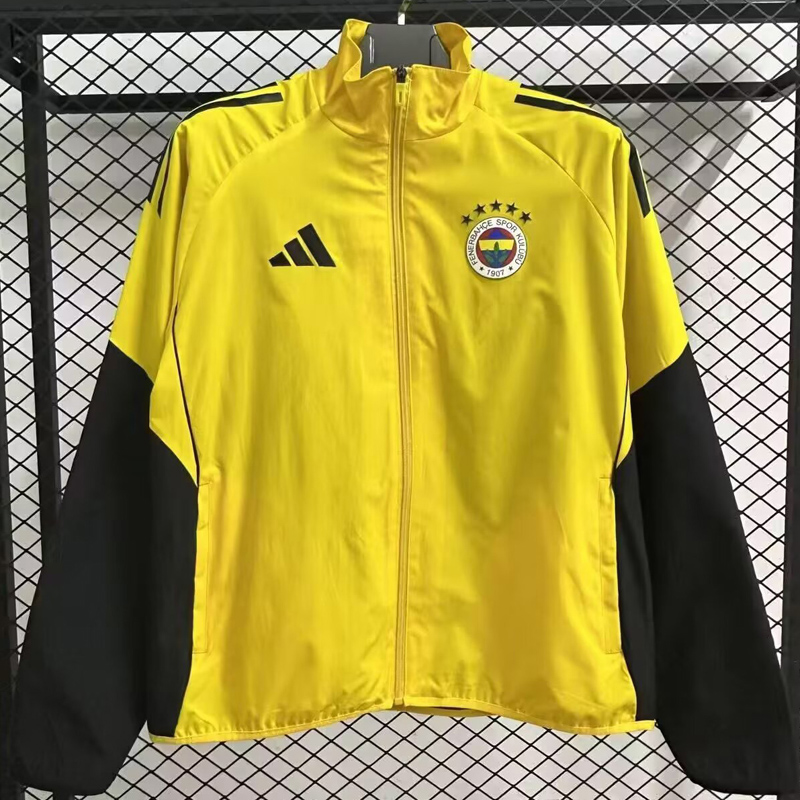 US$ 30.00 - 2025-26 Fenerbahce Yellow Windbreaker - www.grkits5.com