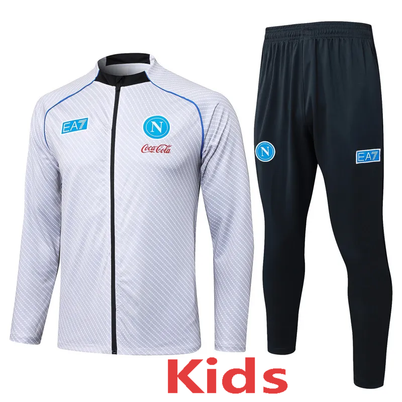 US$ 38.00 - 2025-26 Napoli Light gray Kids Jacket Tracksuit #E25159(童装 ...