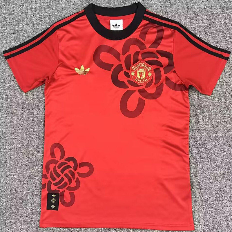 US$ 14.50 - 2025-26 Man Utd Red Special Edition Training shirts (春节版 ...
