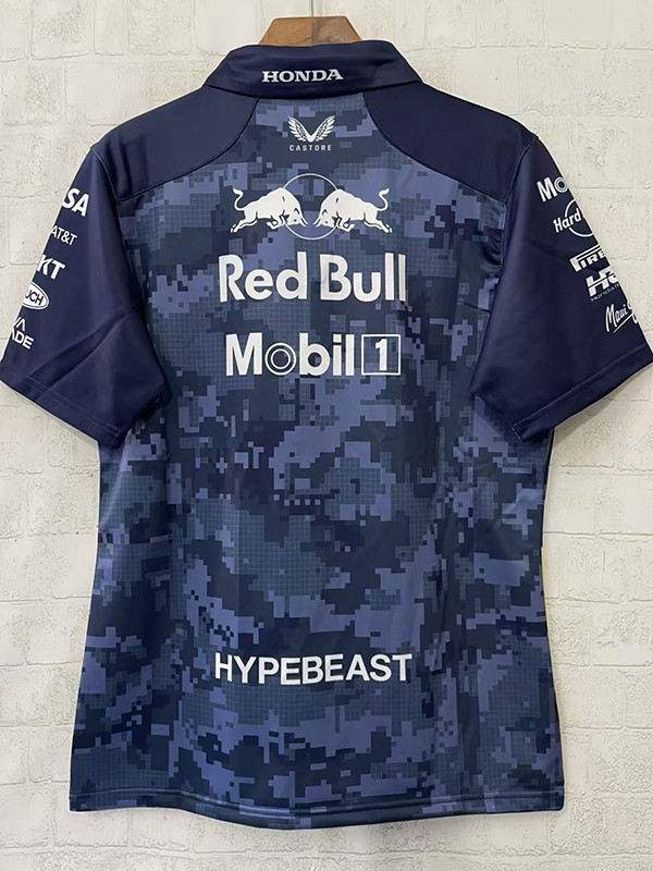 US$ 26.00 - 2025 Red Bull Royal blue Polo Racing Suit - www.grkits4.com