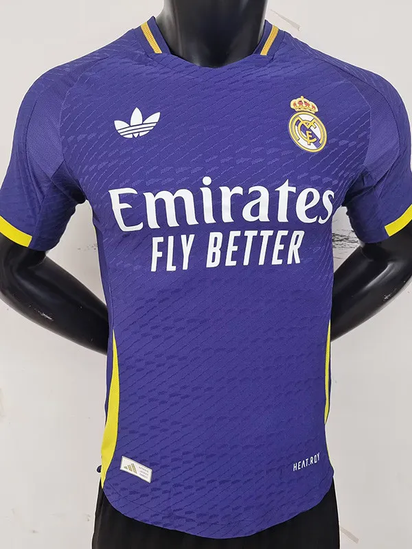 US$ 17.00 - 24-25 RMA Blue Player Version Soccer Jersey 蓝 - www.motios6.com