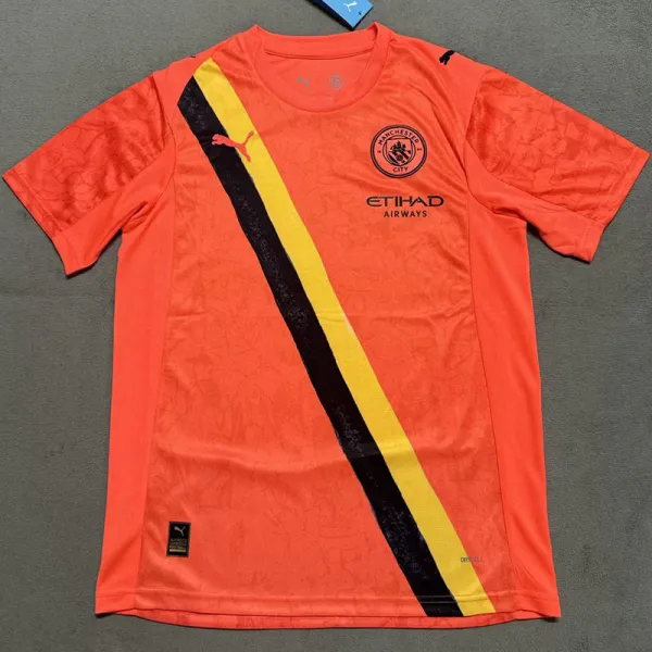 US$ 14.50 - 25-26 Man City Orange Fans Soccer Jersey - www.motios6.com