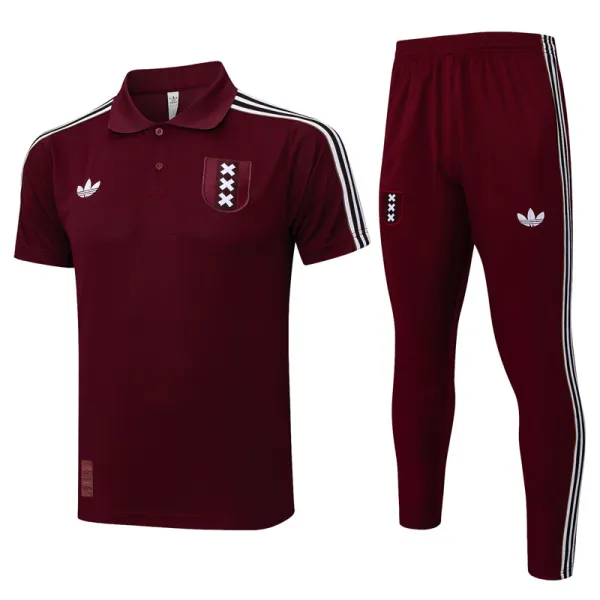 US$ 30.00 - 2025-26 Ajax Jujube red Polo Tracksuit #C2509 - www.motios6.com