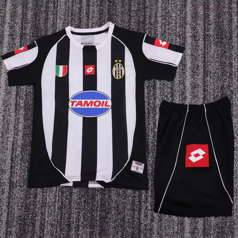 US$ 18.00 - 2002-2003 JUV Home Kids Retro Soccer Jersey - www.motios6.com