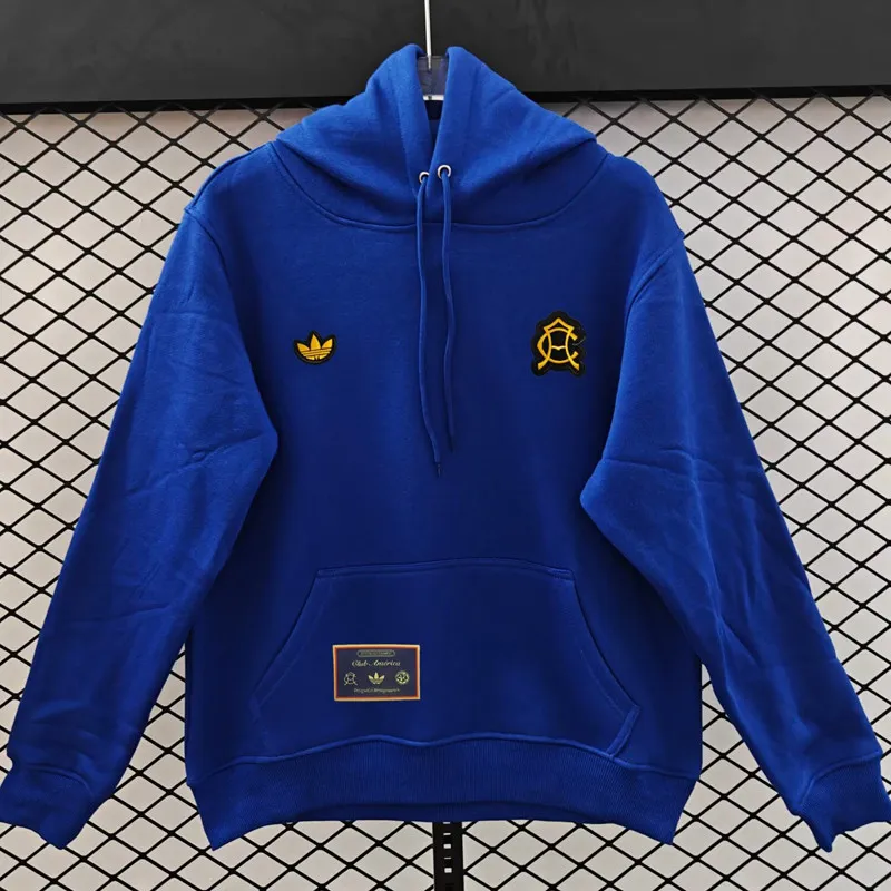 US$ 33.00 - 2025-26 Club America Fancy blue Hoody 彩蓝色(加绒) - www.motios6.com