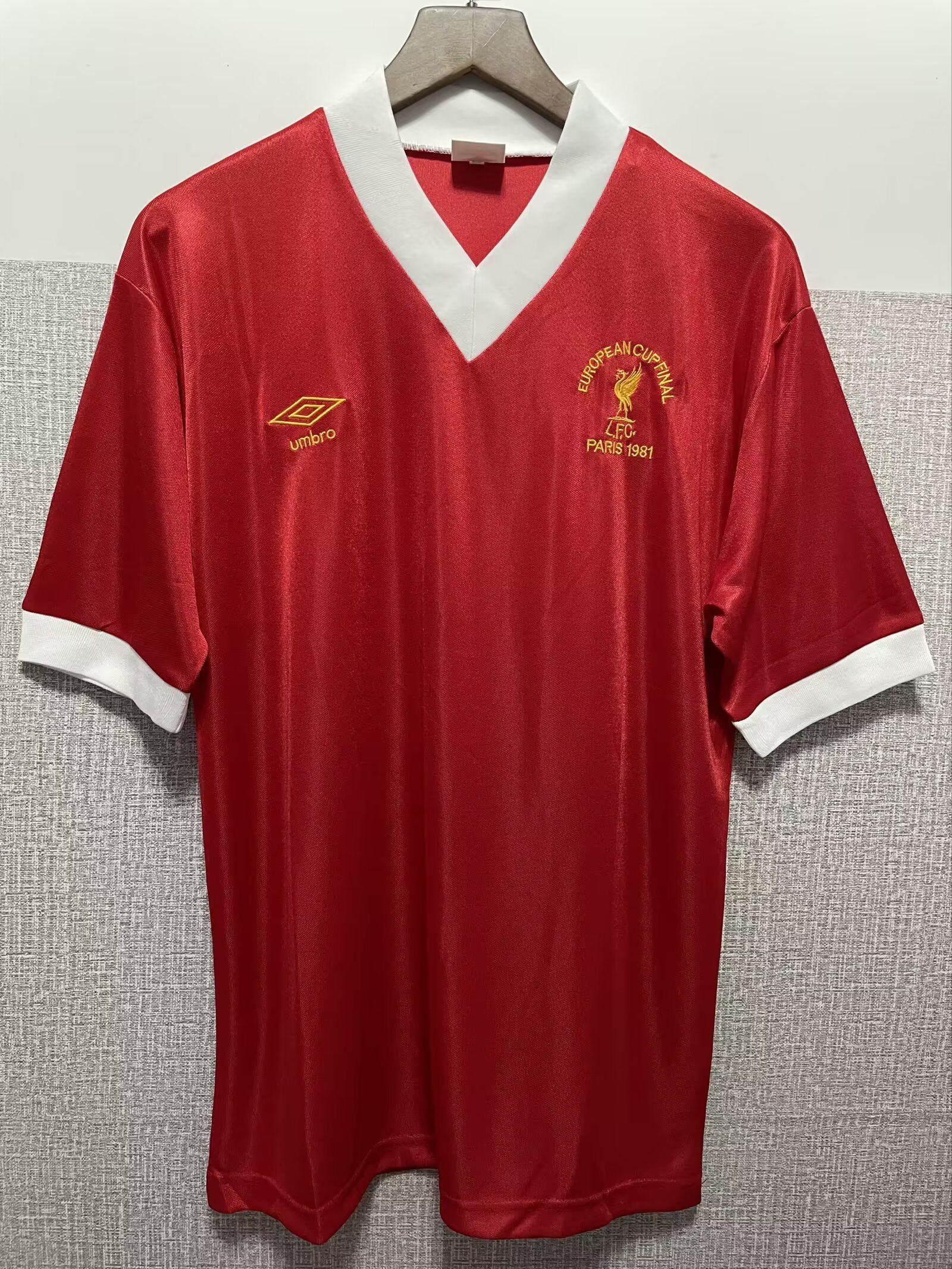 US$ 35.00 - Retro Jersey 1981 Liverpool UCL Final Home Red Soccer ...